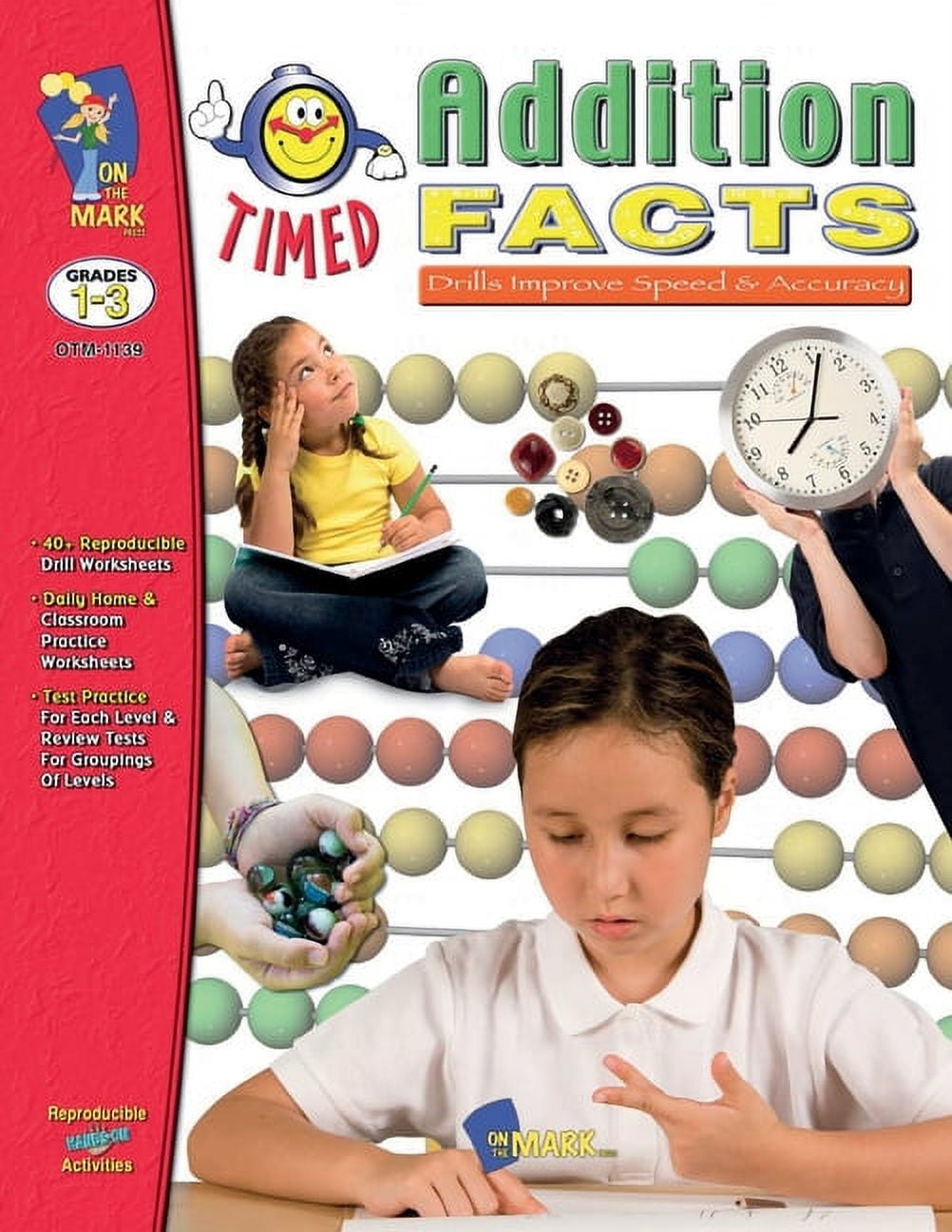 Timed Addition Drill Facts Grades 1-3 - Walmart.com