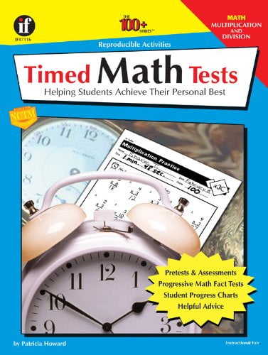Pre-Owned Timed Math Tests, Multiplication and Division: Helping ...