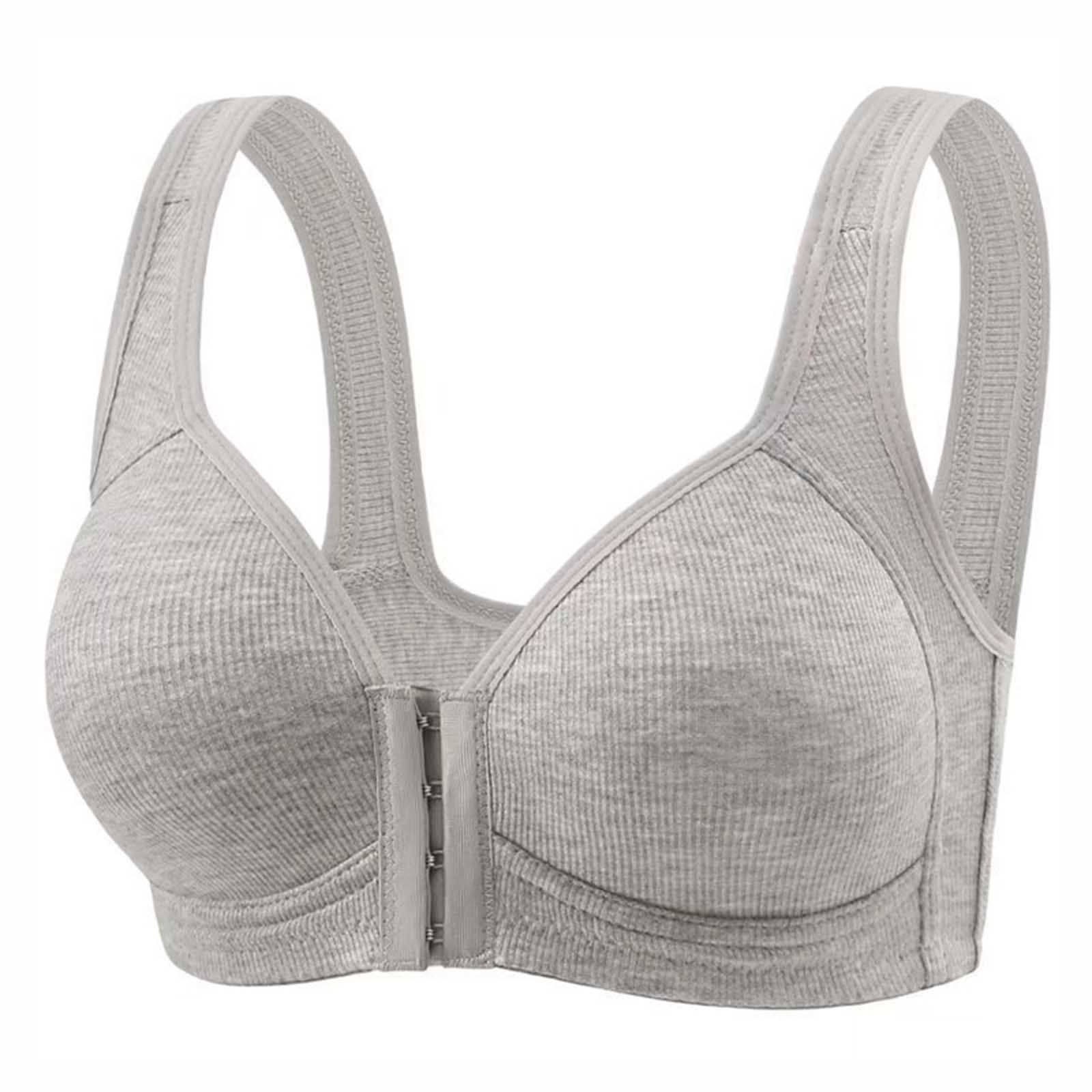 Timegard Bras for Women No Underwire Front Closure Wide Strap Comfy ...