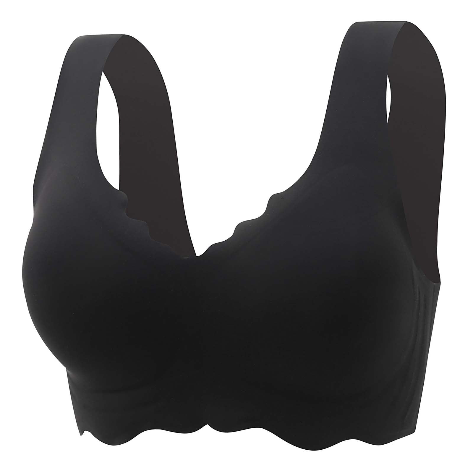 Timegard Bras for Women Seamless No Underwire Ruffle Bottom Full ...