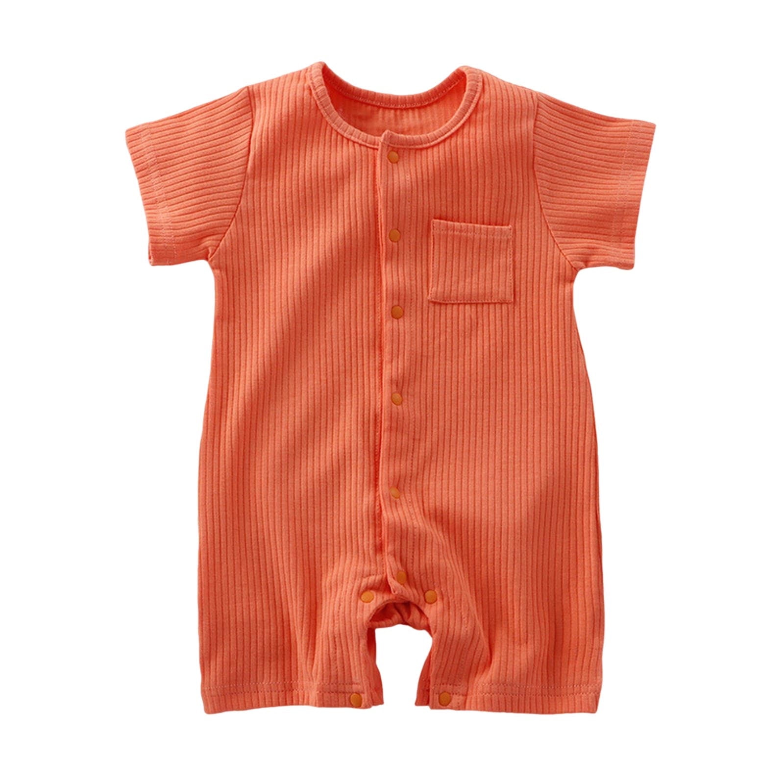 Timegard Newborn Baby Clothes Infant Boy Girl Onesie Button up Short ...