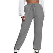 3 Pack: Women's Relaxed Fit Fleece Open Bottom Sweatpants Pockets ...