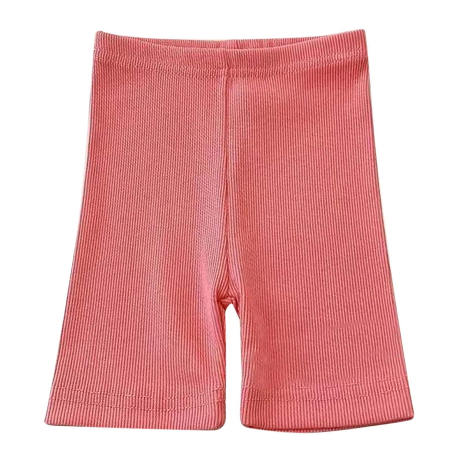 Timegard Toddler Baby Clothes for Girls High Waist Comfy Slim Shorts ...