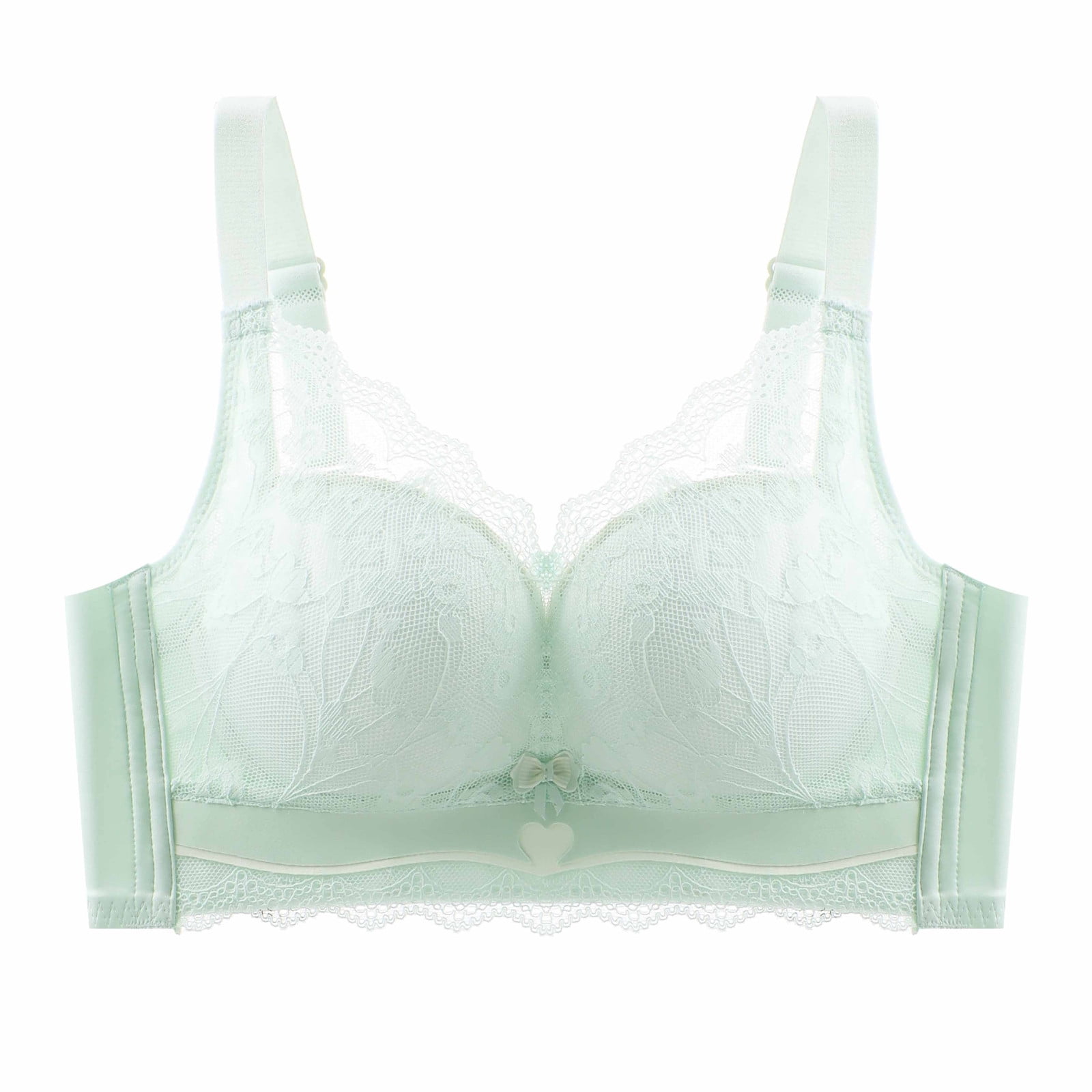 Timegard Wireless Bras for Women Lace Mesh Adjustable Strap Full ...