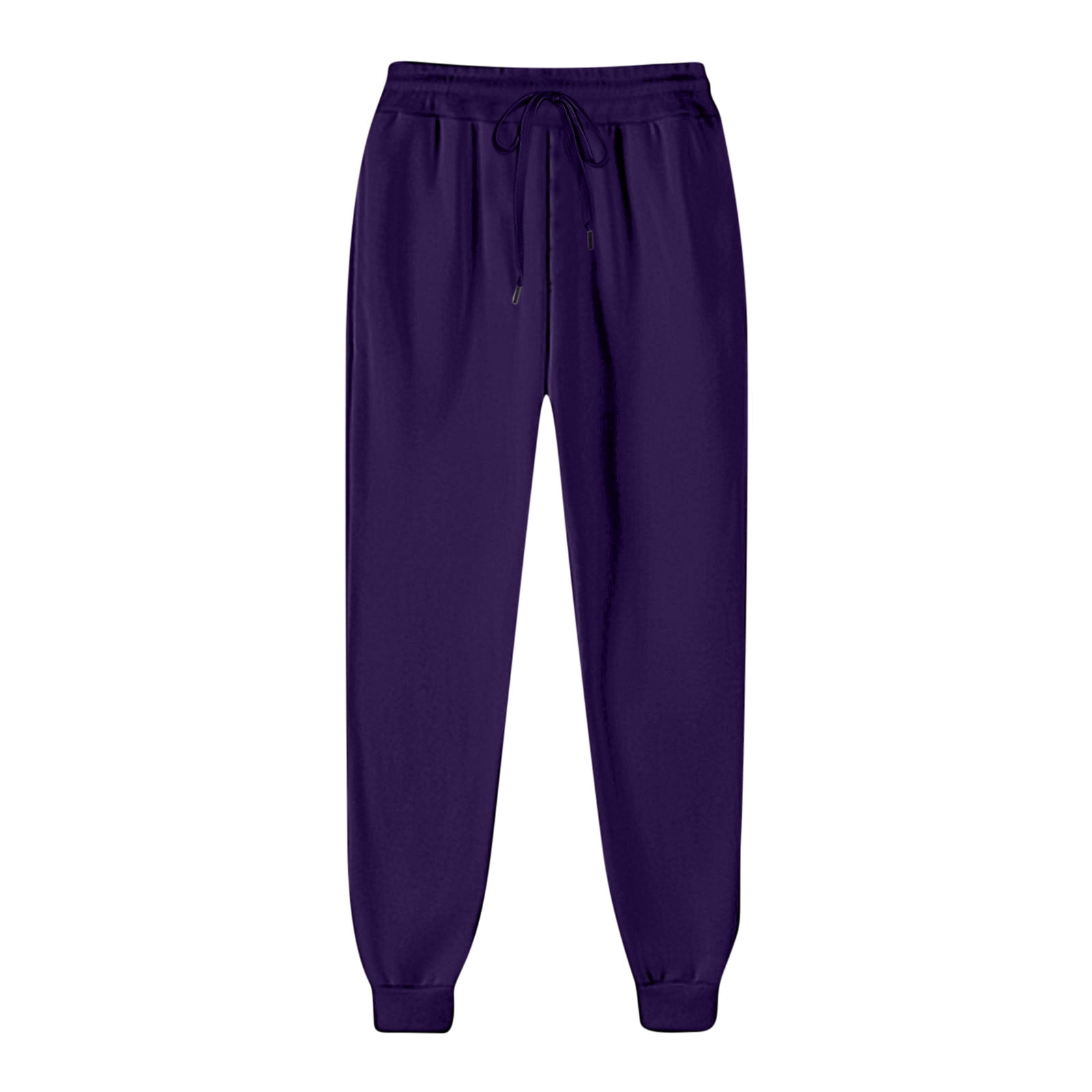 Mlzmgr Joggers for Women Elastic Waist Ruched Sweatpants Fall Winter ...