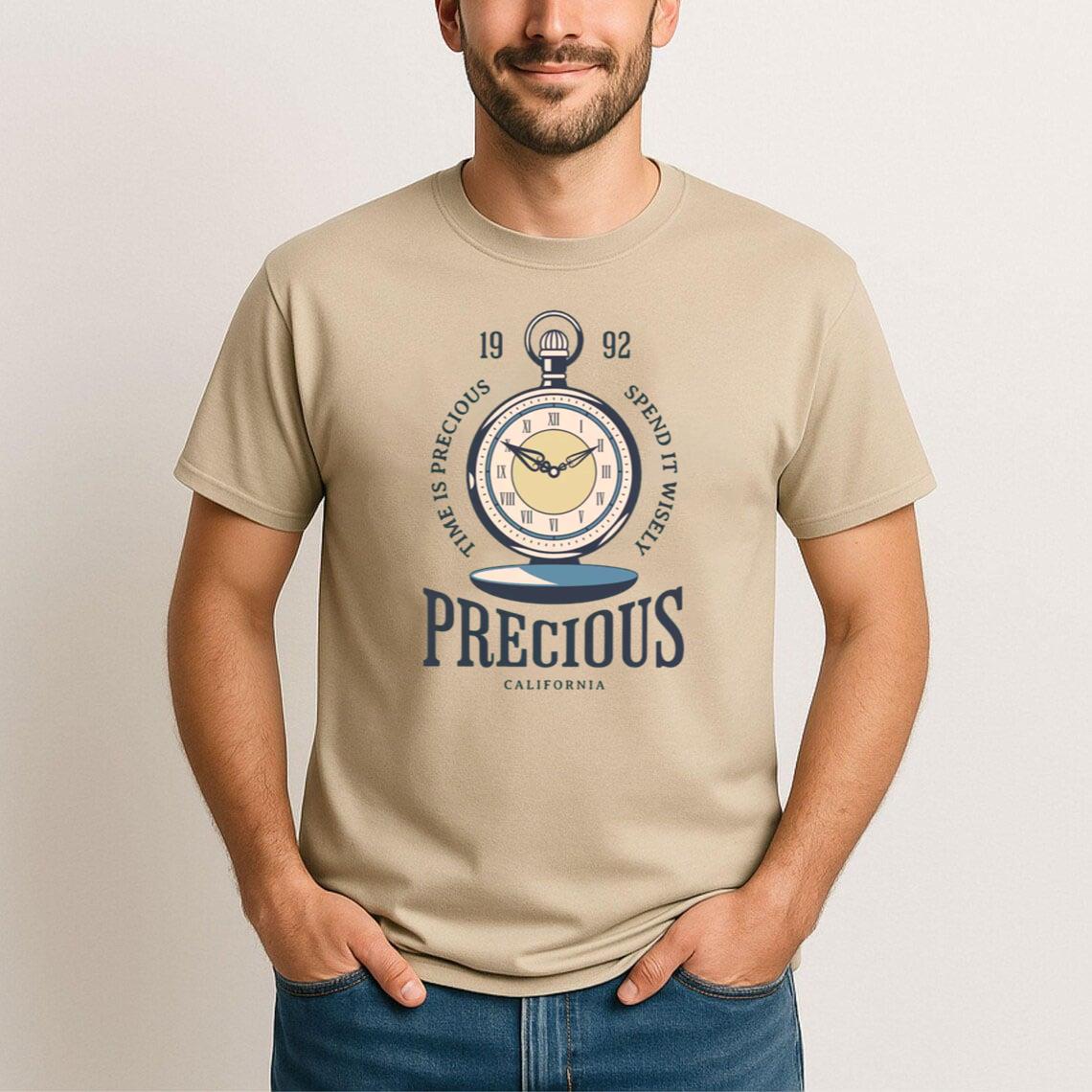 Timekeeper T-shirt with Vintage Watch and Classic Life Reminder, for ...