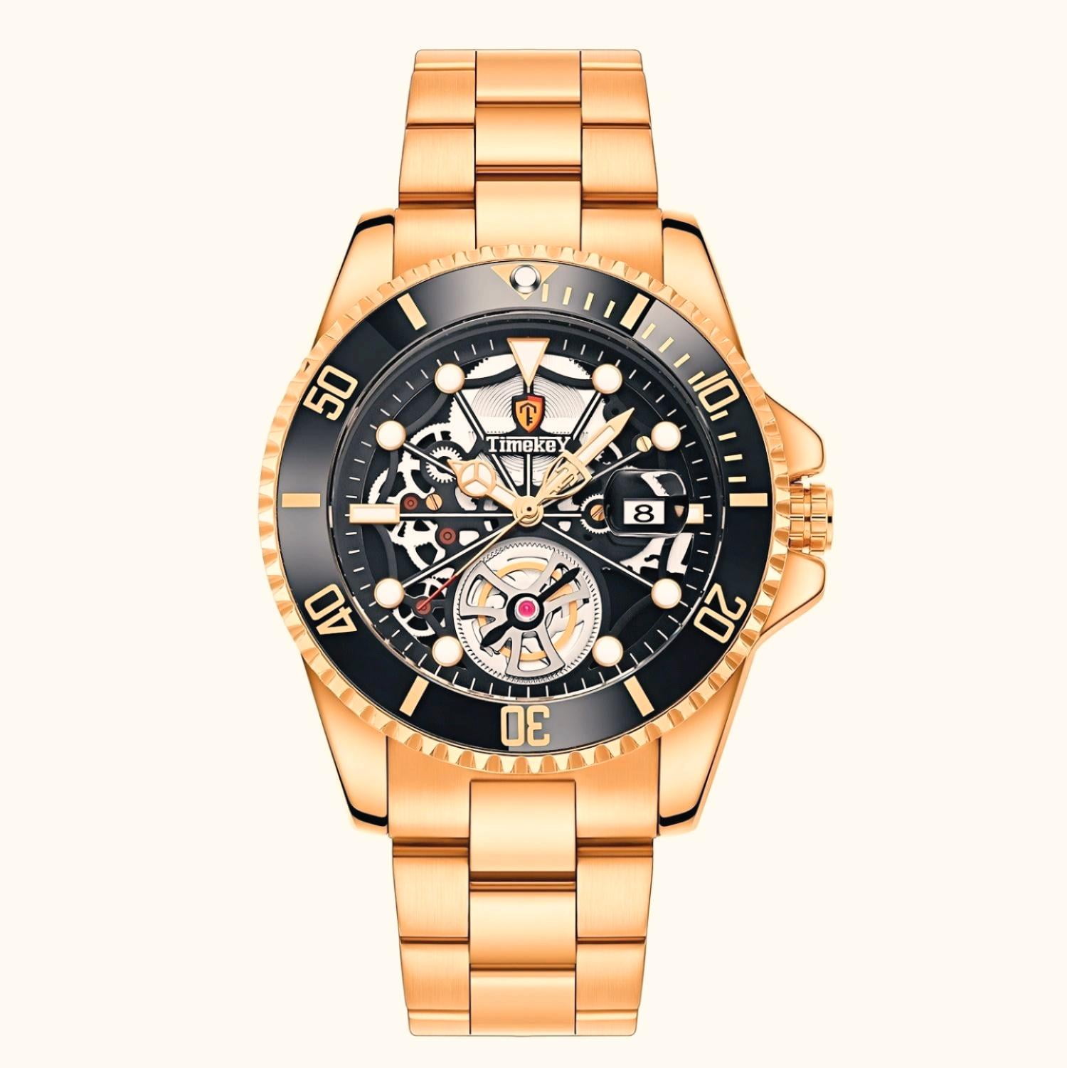 Timekey Quartz Wristwatch Men's Skeleton Mechanical Watch - a Gentleman ...