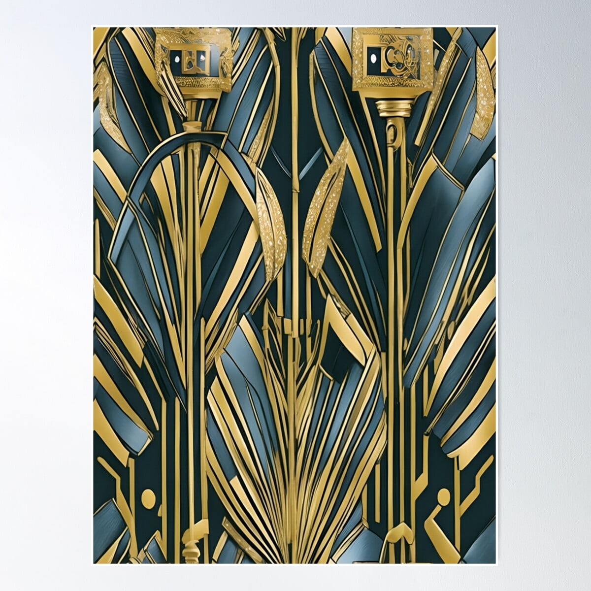 Timeless Art Deco Patterns: Gatsby Inspired Design Elements Poster Wall ...