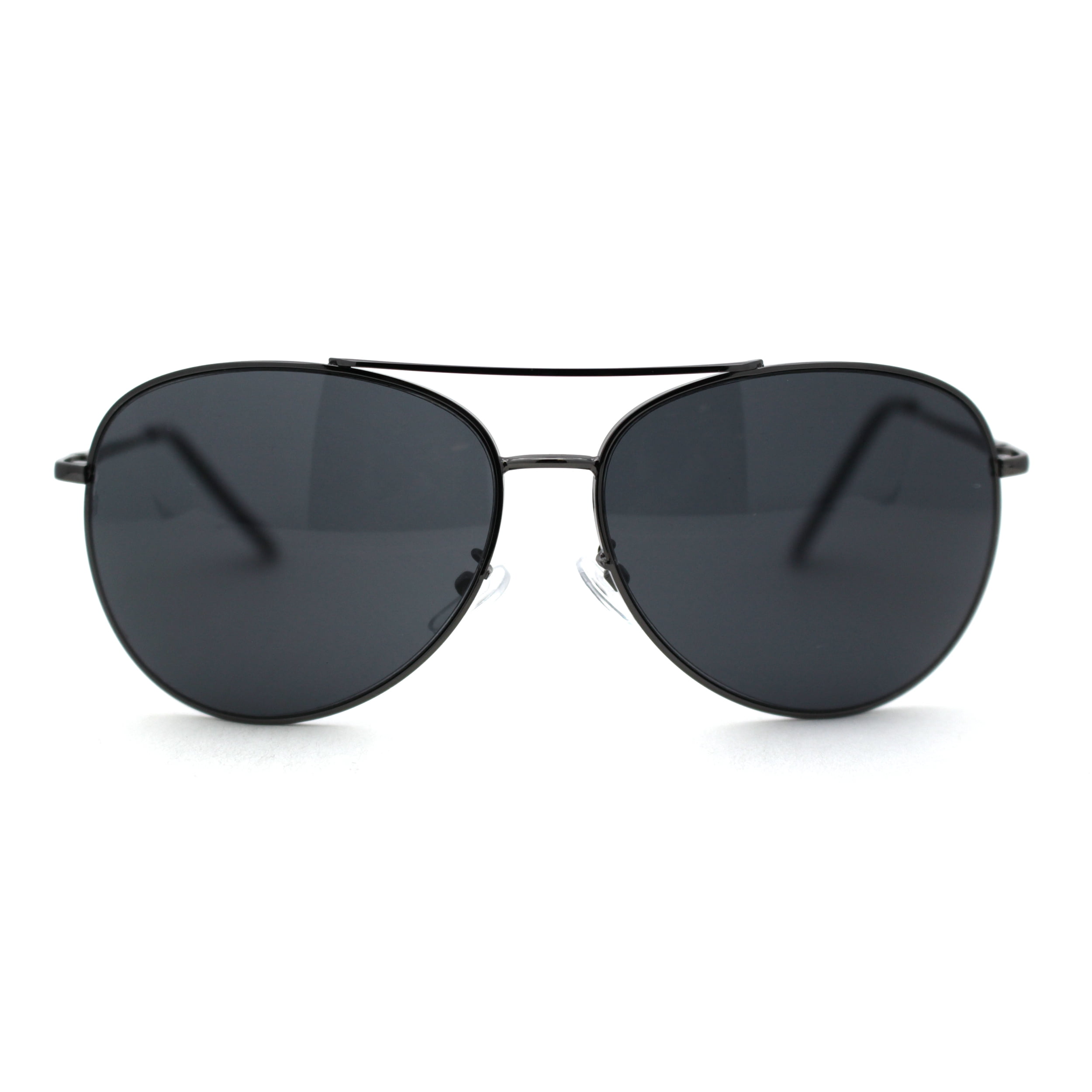 Timeless Classic Aviator Style Metal Rim Spring Hinge Sunglasses ...