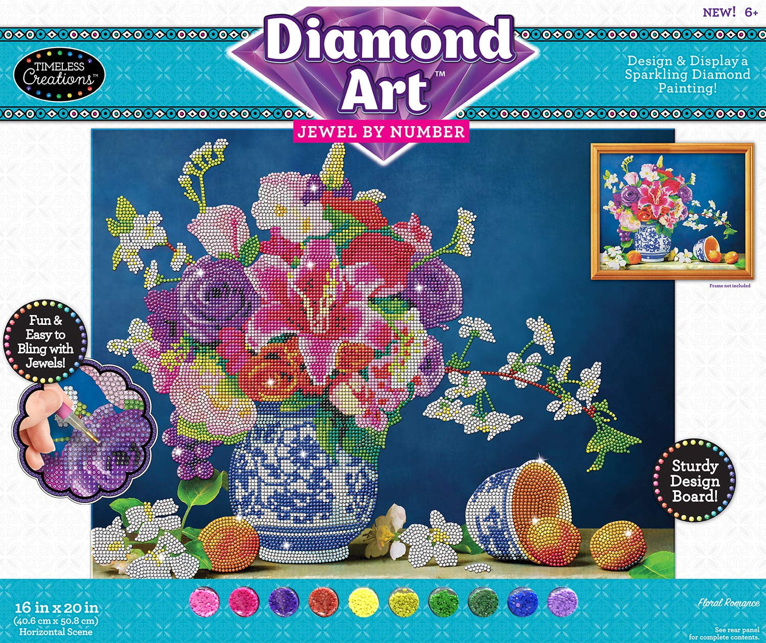 Timeless Creations Diamond Art Jewel by #Floral Delight 16 X 20 ...