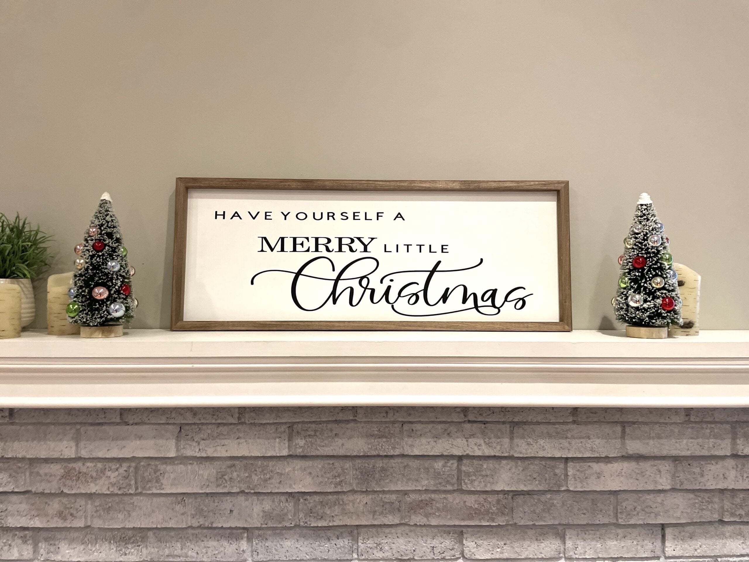 Timeless Desserts Have Yourself a Merry Little Christmas Framed Indoor ...