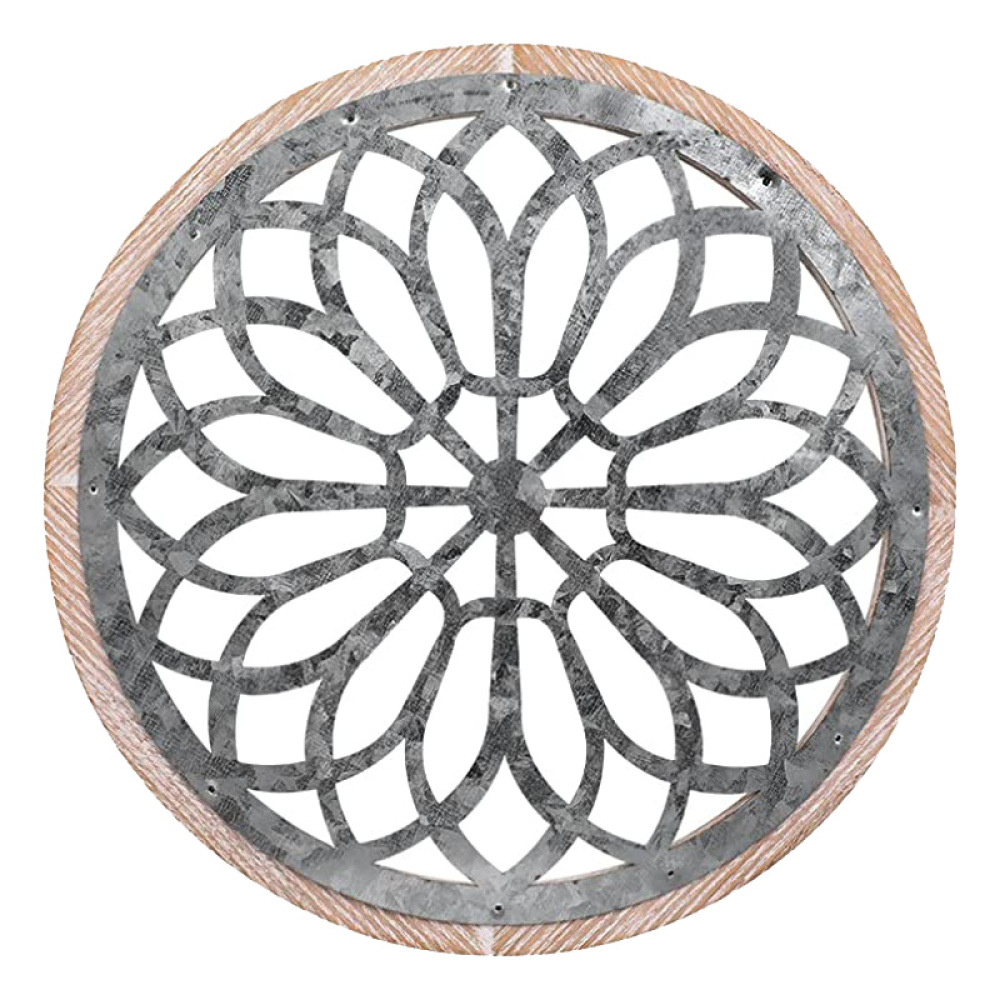 Timeless Farmhouse Wall Decor, Set of 3, Elegant Floral Carvings ...