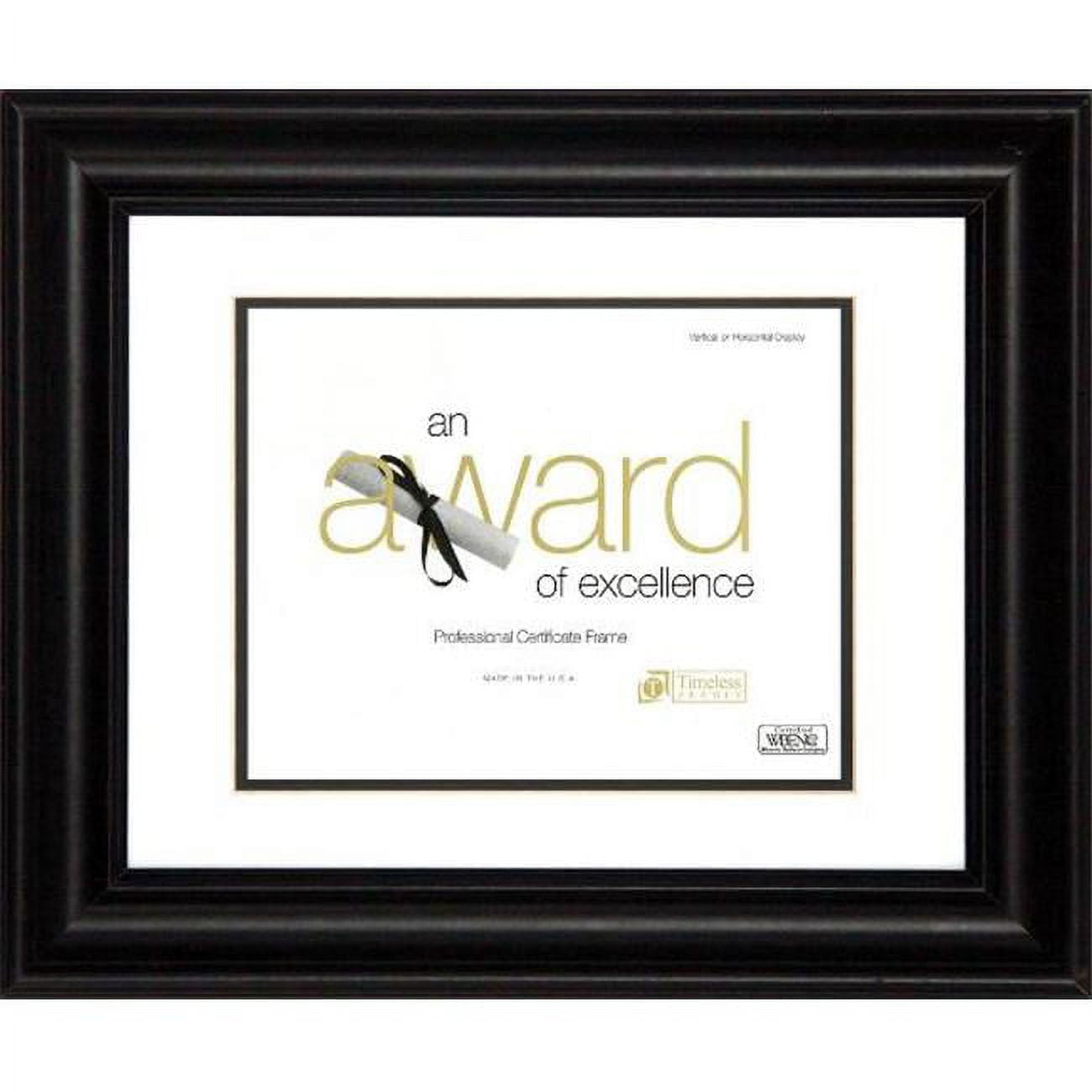 Timeless Frames 43530 Lauren Award Black Wall Frame- 11 x 14 in ...