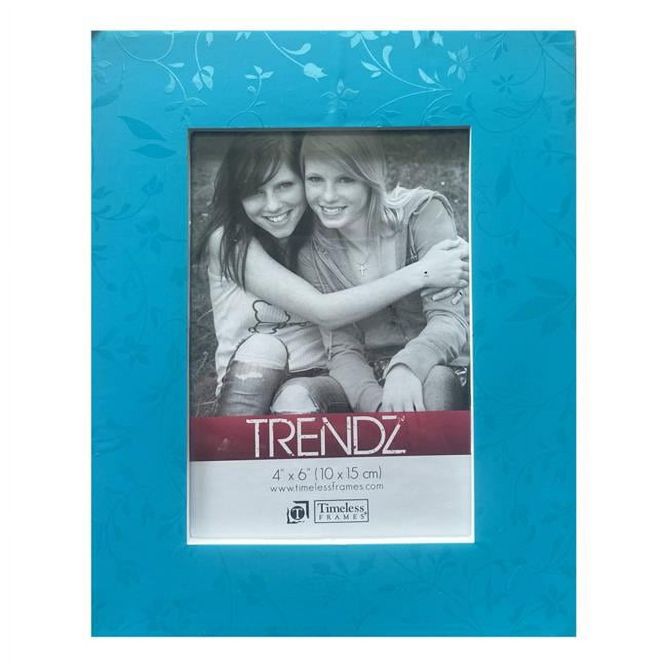 Timeless Frames 4x6 Blue Floral Varnish Table Top - Walmart.com