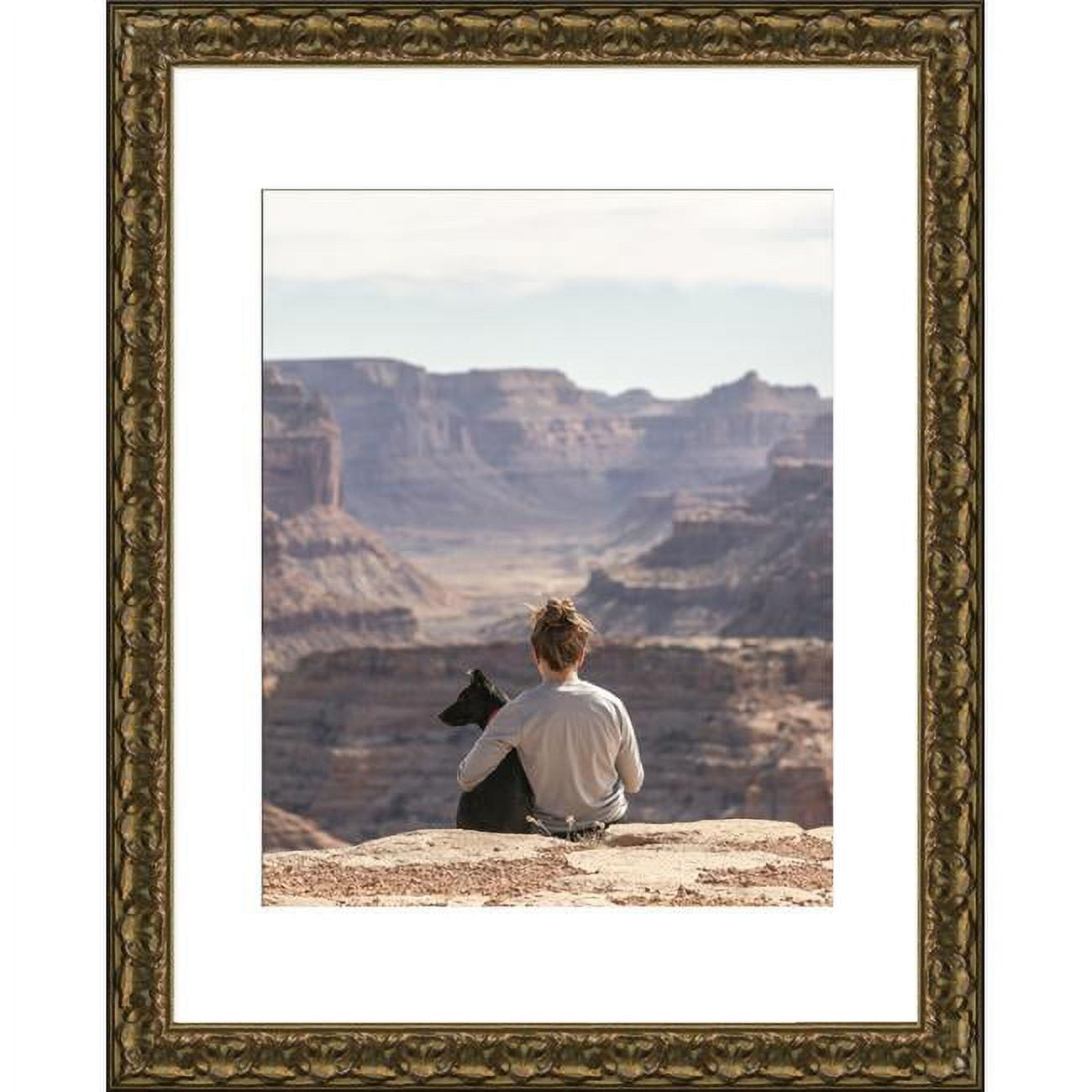 Timeless Frames 70162 8 x 10 in. Teena Portrait Photo Frame, Gold ...