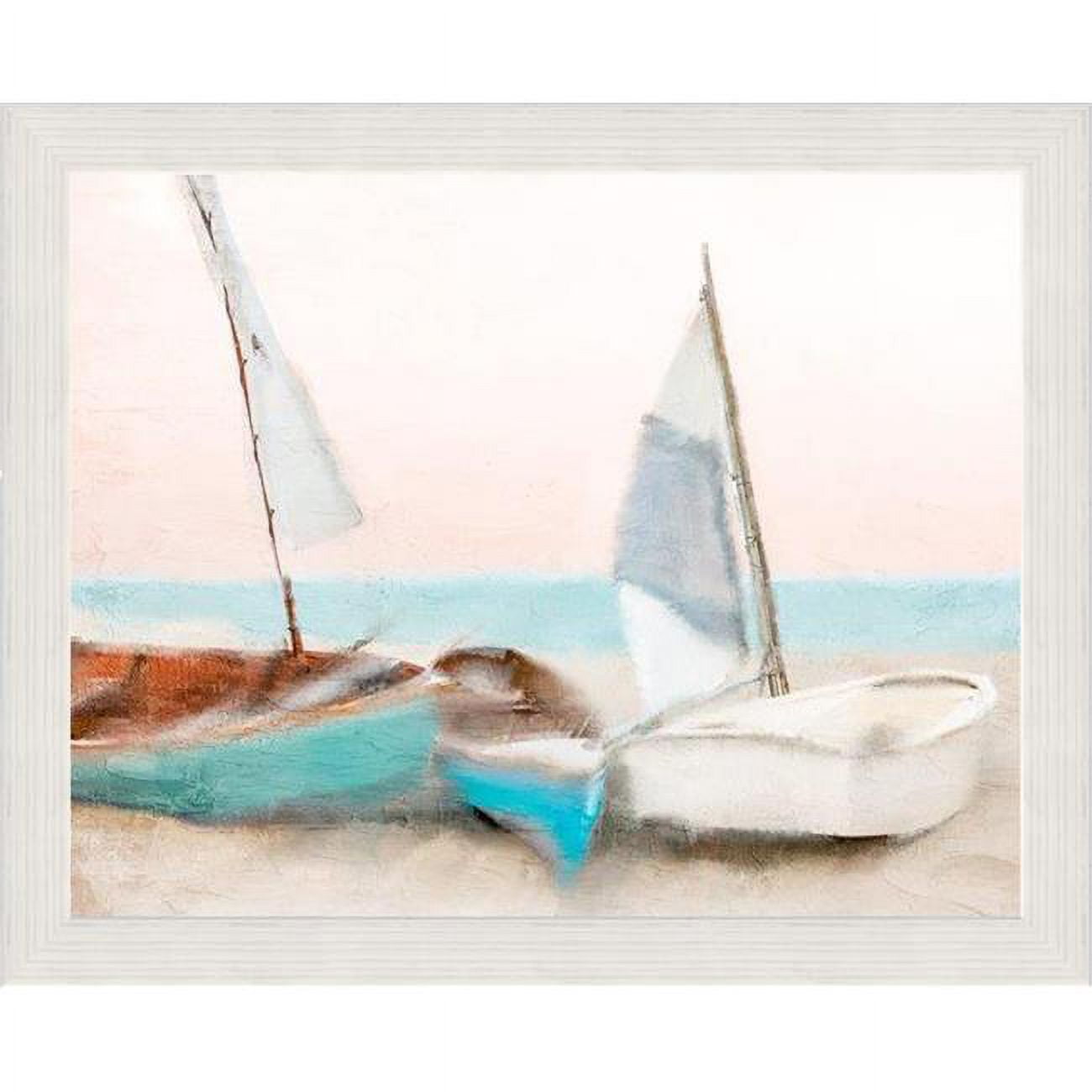 Timeless Frames® Coastal Wall Art, Horizontal, 12" x 18", Shore Boats ...