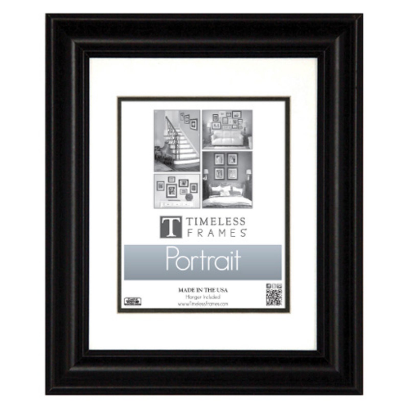 Timeless Frames® Lauren Frame, Portrait, 16" x 20", Black - Walmart.com
