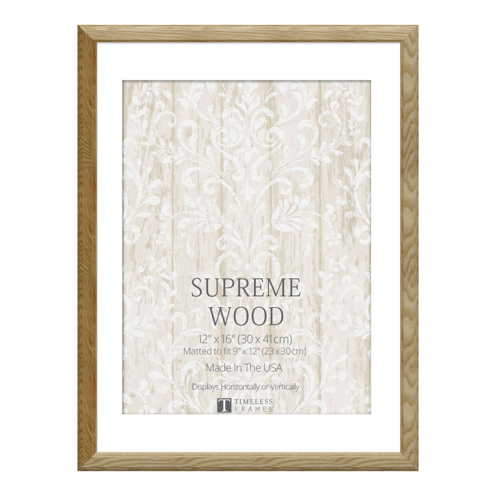 Timeless Frames Supreme Woods Natural Wall Frame- 12 x 16 in. - Walmart.com