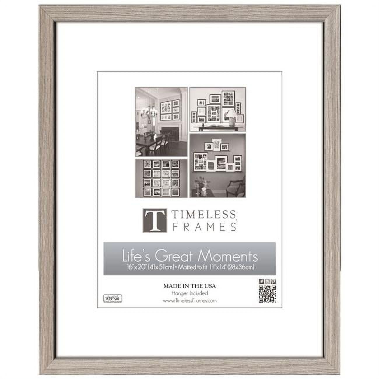 Timeless Frames Timeless Frames Anna Portrait Driftwood 16 x 20 Matted ...