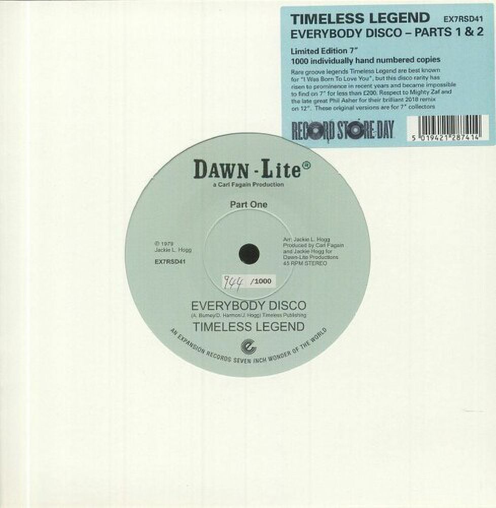 Timeless Legend - Everybody Disco Parts 1 & 2 - Music & Performance ...