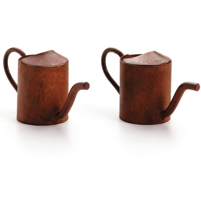 Timeless Miniatures Rusty Watering Can, 2pk - Walmart Business Supplies