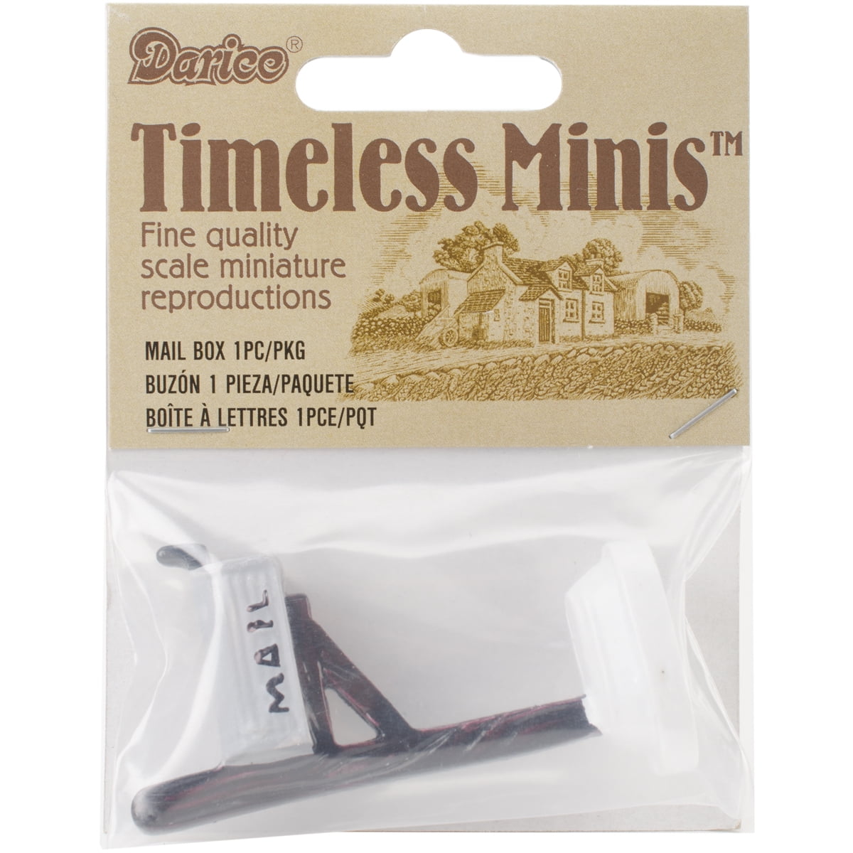 Timeless Minis Dollhouse Miniatures: Mini Mailbox on Stand - Walmart.com
