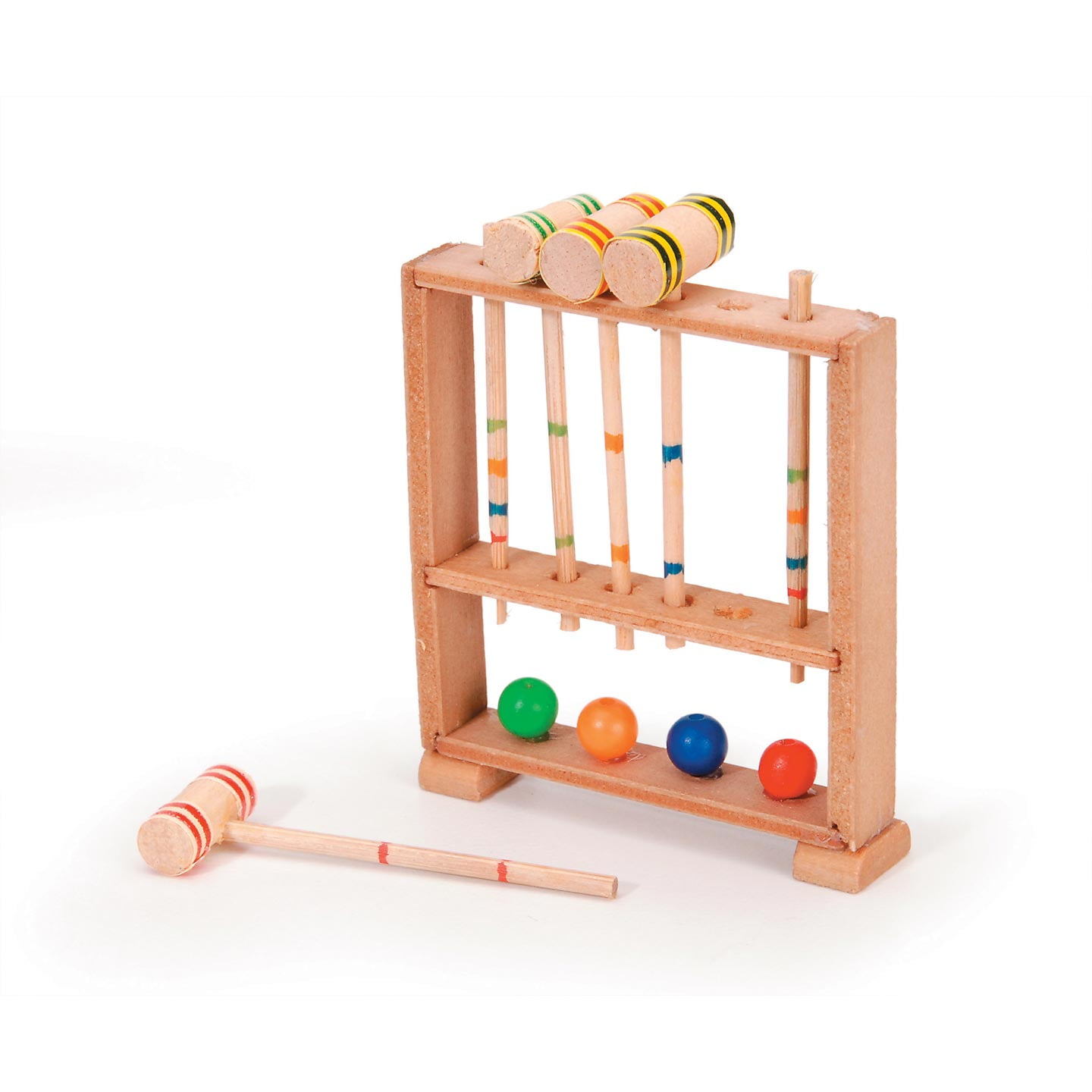 Timeless Minis Miniature Croquet Set: 2 x 2.19 x .31 inches - Walmart.com