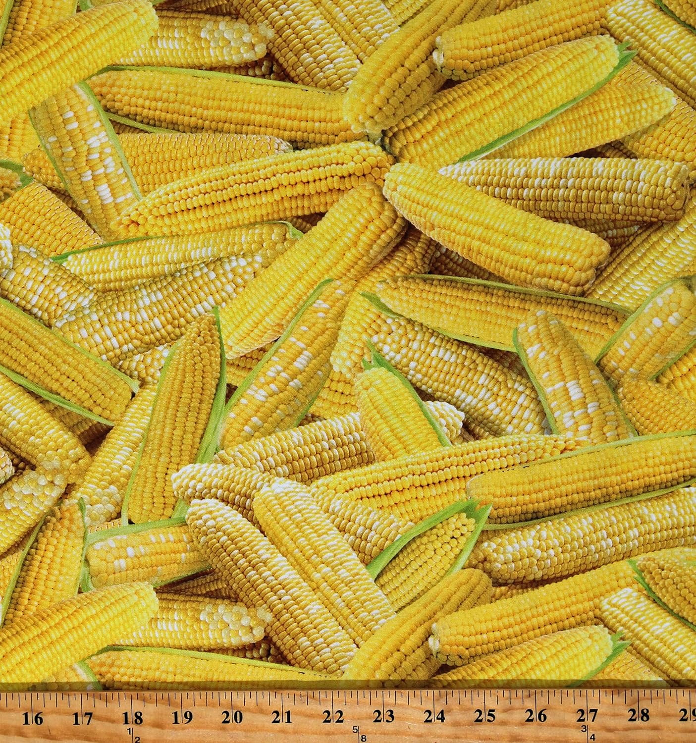 Timeless Treasures Corn on The Cob Sweet Corn Ears Food Vegetables ...