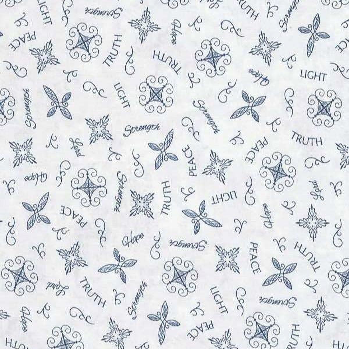 Timeless Treasures Fabrics Wing and A Prayer Navy Inspired Journey ...