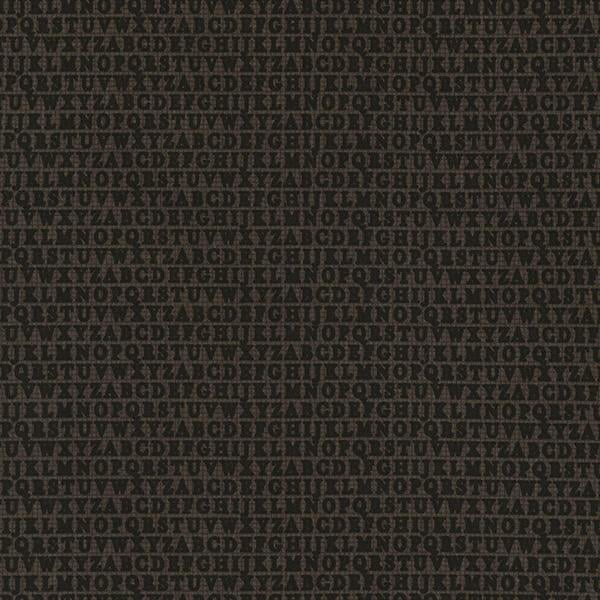 Timeless Treasures XOXO Michelle D'amore Fudge Alphabet 100% Cotton ...