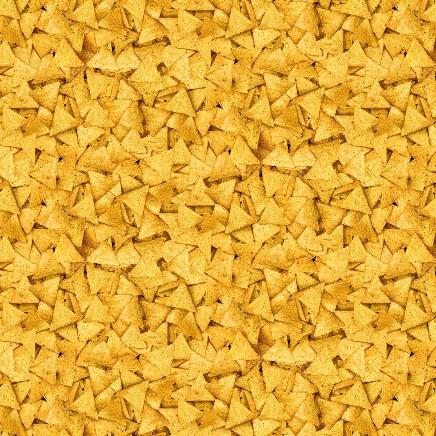 Timeless Treasures in Queso Emergency CD2215 Yellow Nacho Chips Print ...