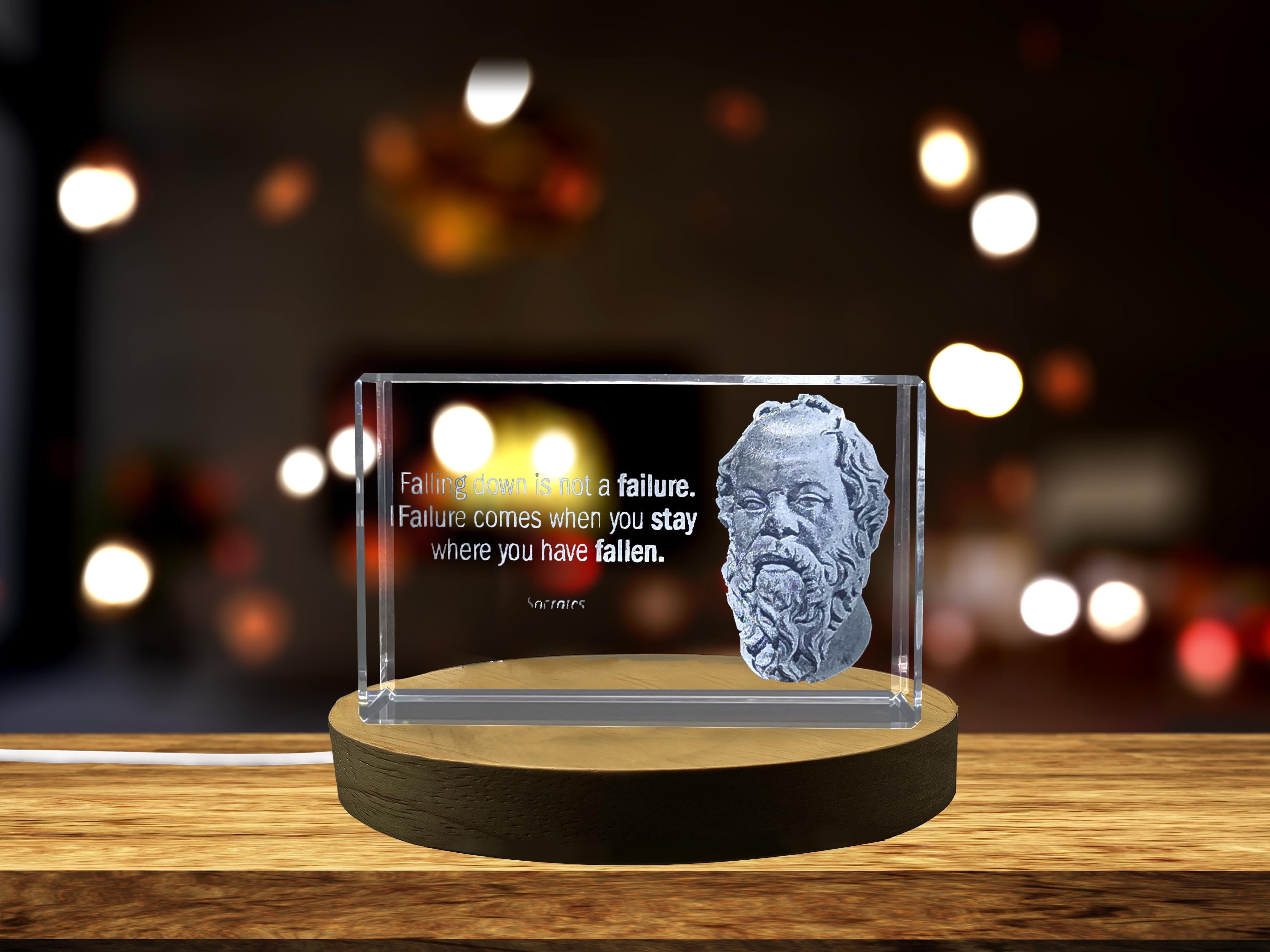 Timeless Wisdom of Socrates Engraved in Crystal - Famous Sayings by the ...