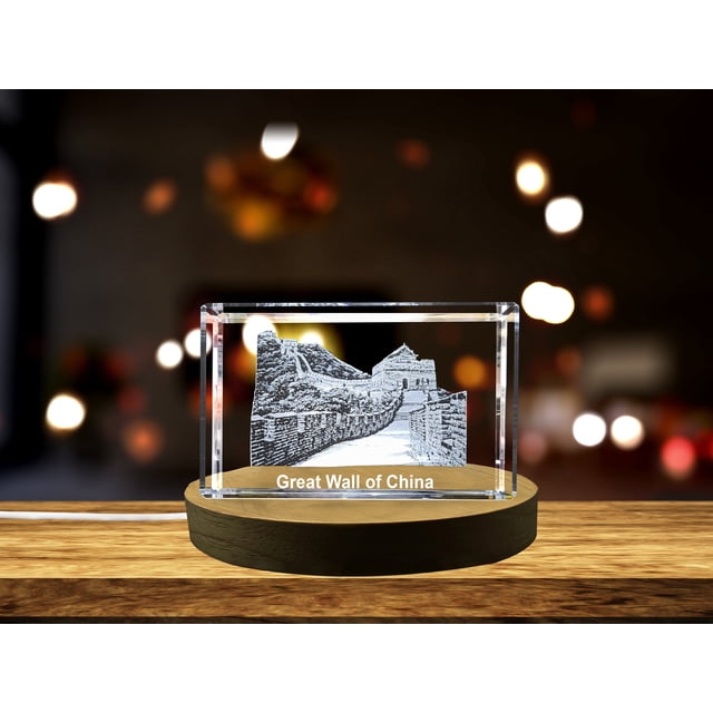Timeless Wonder - Great Wall of China Immortalized in 3D Engraved ...