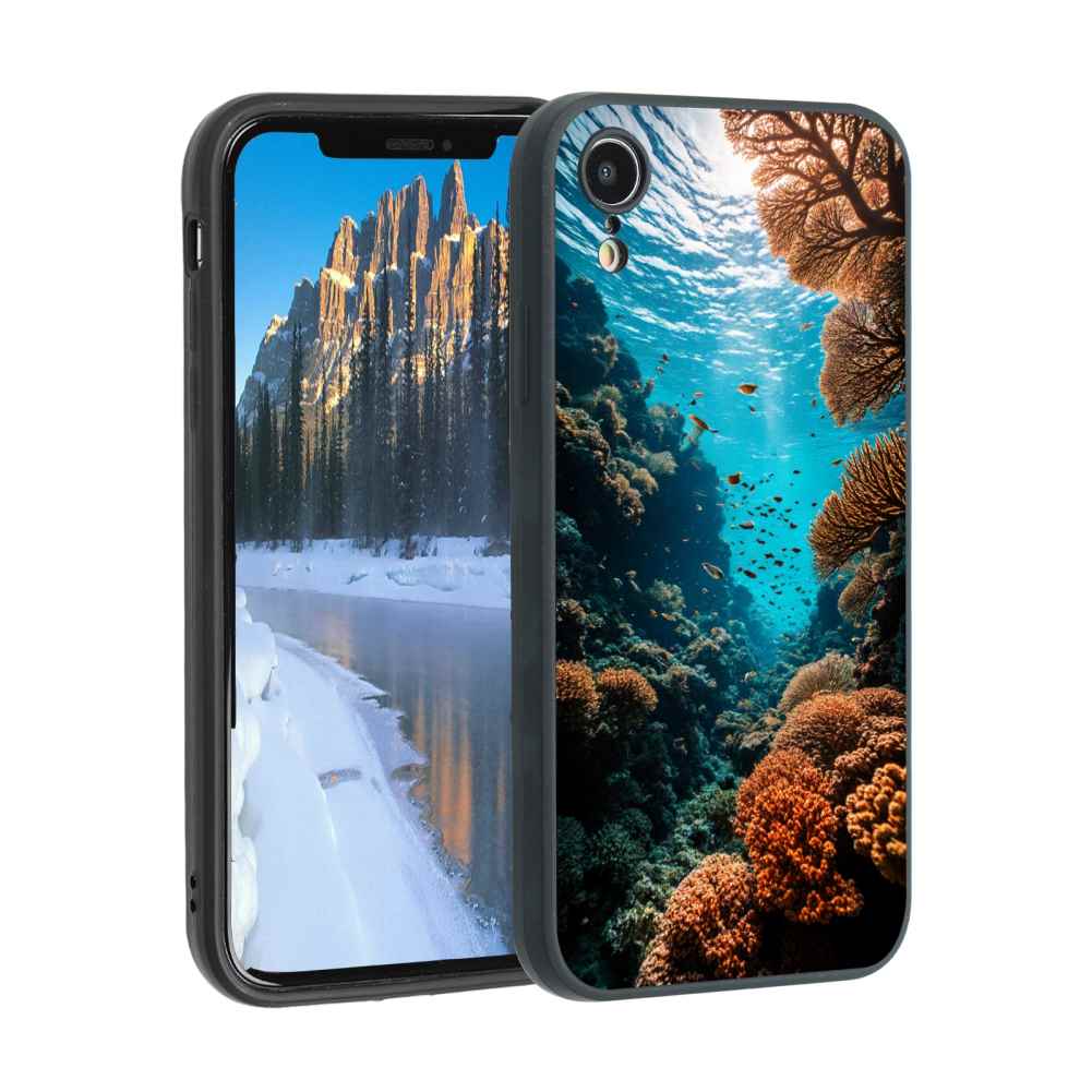 Timeless-coral-reef-images-1 phone case for iPhone XR for Women Men ...