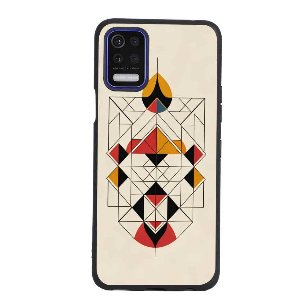 Timeless-geometric-shapes-1 phone case for LG K52 for Women Men Gifts ...