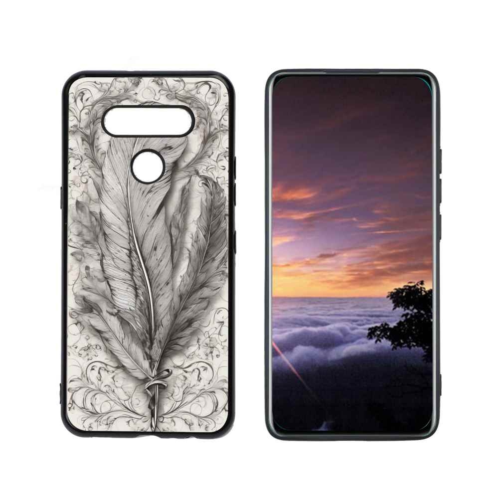 Timeless-quill-and-ink-designs-2 phone case for LG K51 for Women Men ...