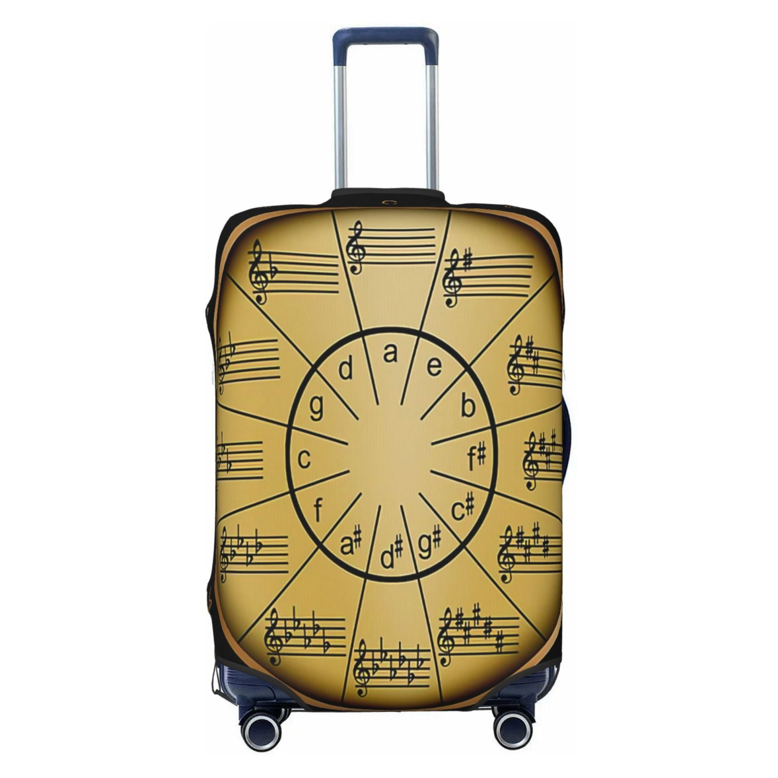 Timely Circle Of Fifths Luggage Cover Approved Travel Suitcase ...