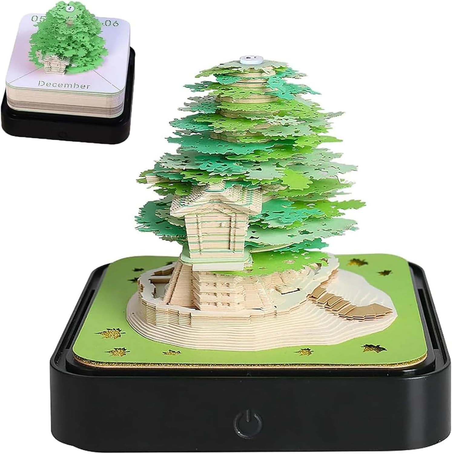 Timepiece Calendar Tear Away 2024, 3D Time Piece Calendar, DIY 3D Memo ...