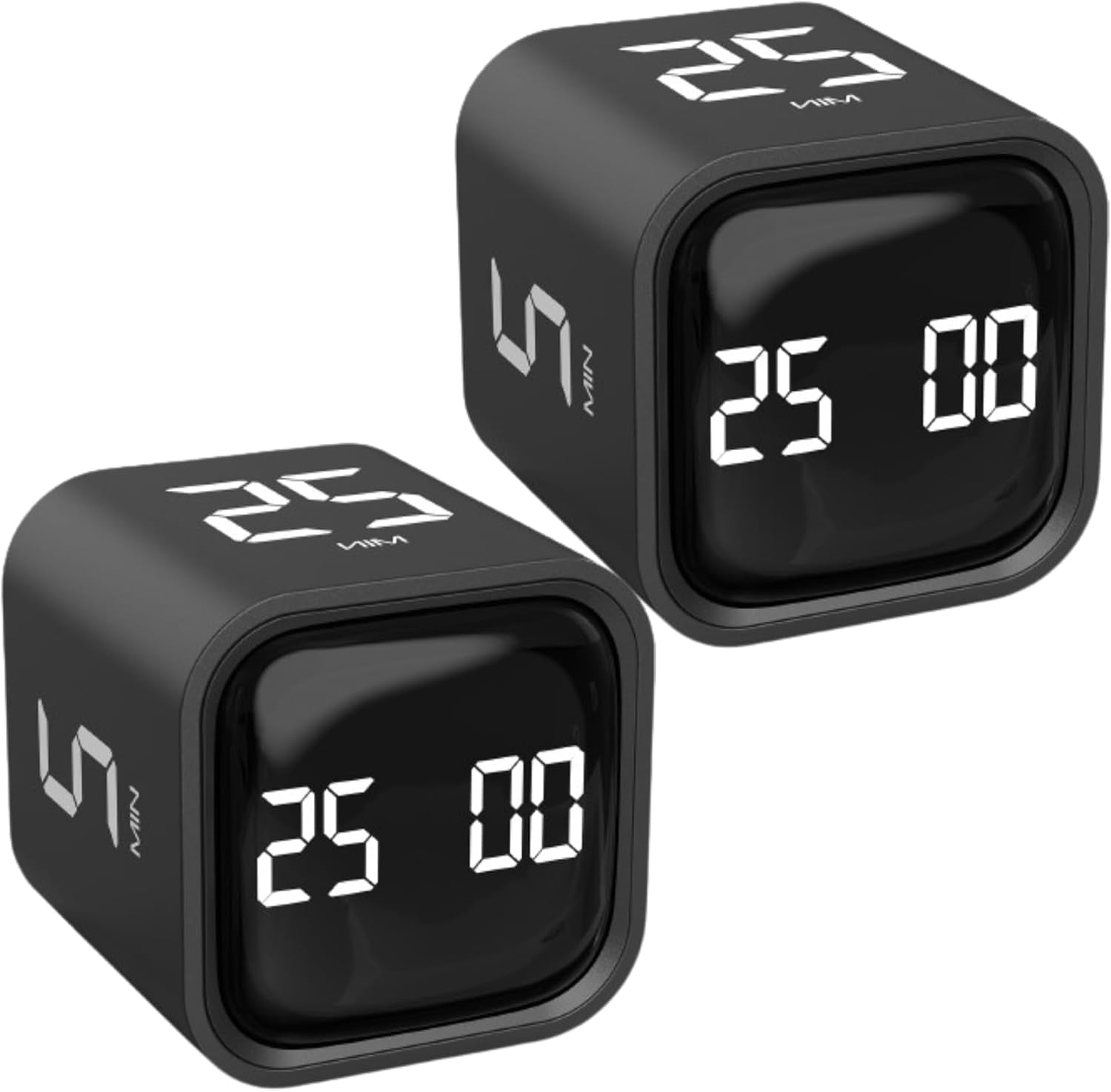 Timer 5, 25, 10 50 Minutes Preset, Desk Productivity Timer w/Gravity ...