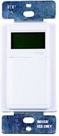 Timer 7 Day Programmable Lcd Digital In Wall White - Walmart.com