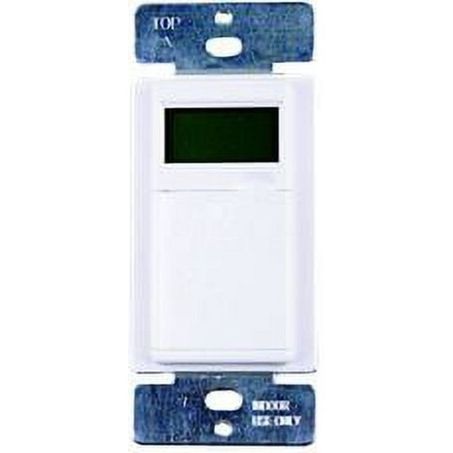 Timer 7 Day Programmable Lcd Digital In Wall White - Walmart.com