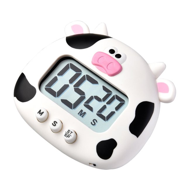 Timer Clocks Electronic Kitchen Supplies Cow for Classroom Cooking ...