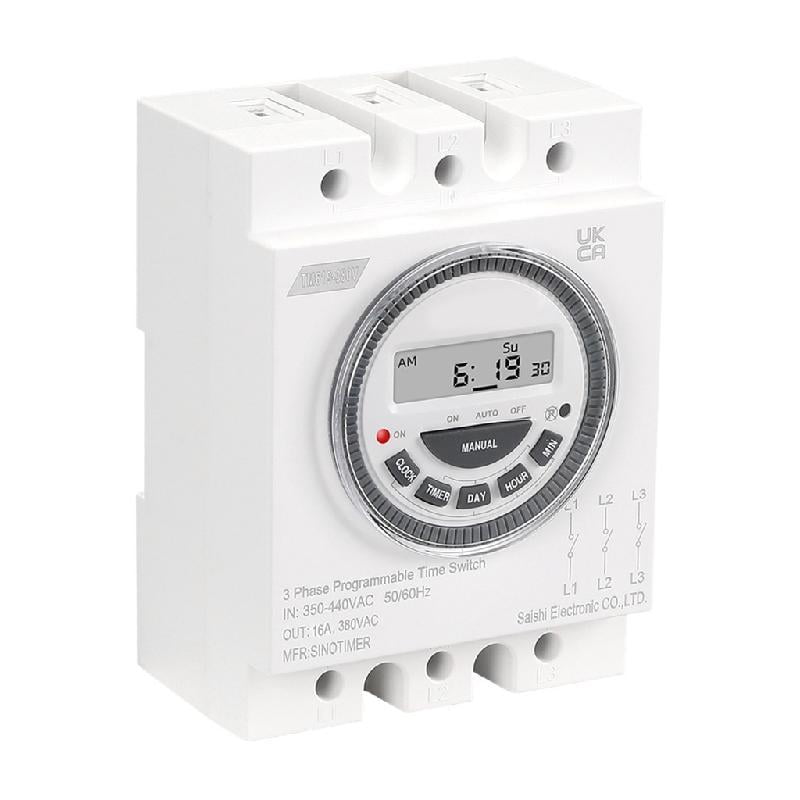 Timer LCD Screen 7 Day Programmable Timer Switches Time Relays for Water Pump - Walmart.com
