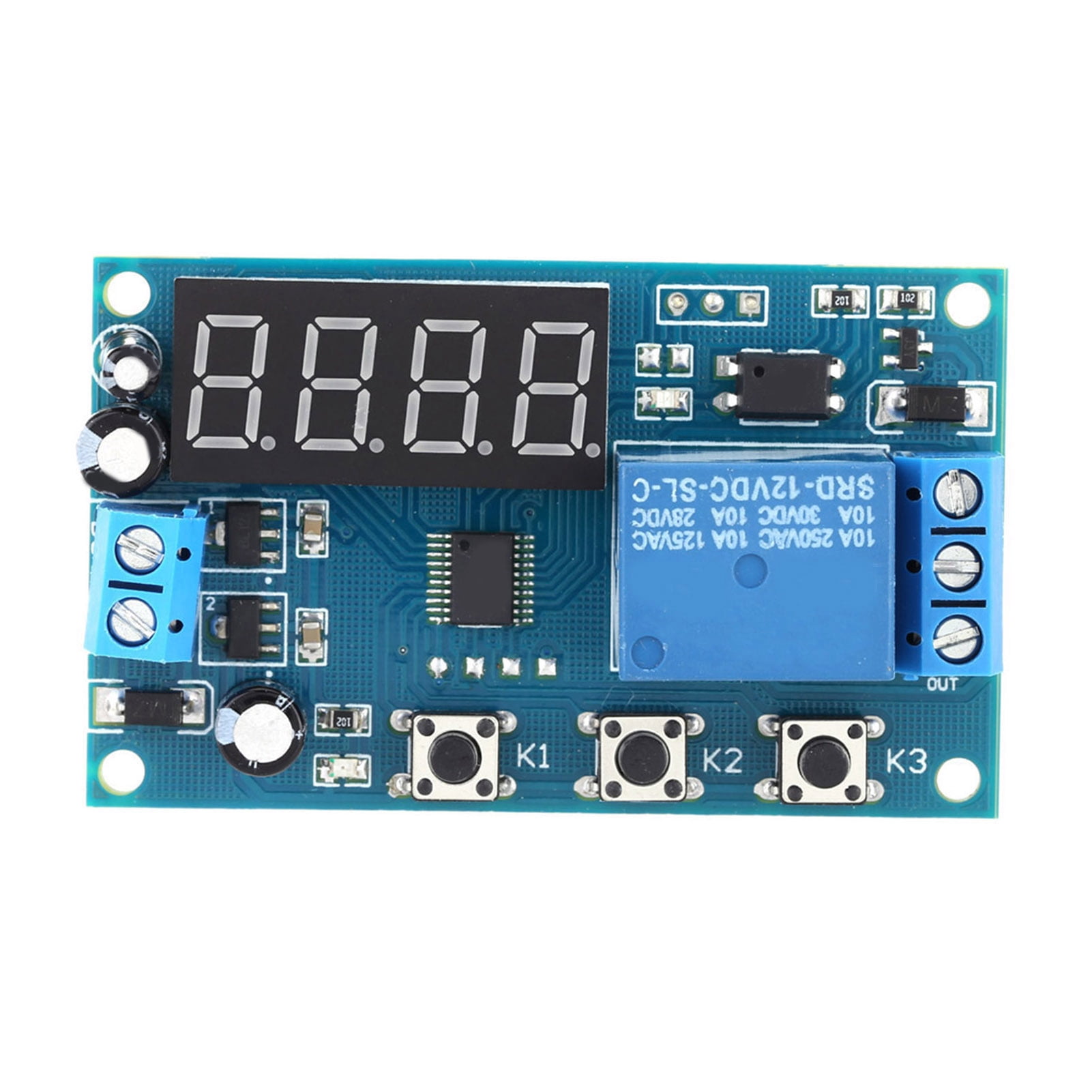 Timer Multifunction Delay Time Module Switch Control Relay Cycle Timer DC 12V - Walmart.com