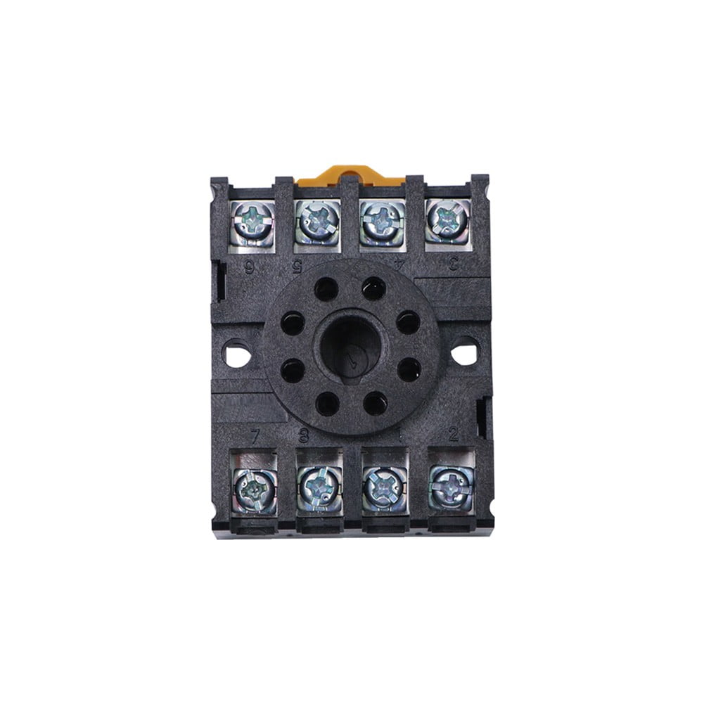 Timer Relay Socket Base For Pf083A 8Pin Series Relay Mounting For Dh48S - Walmart.com