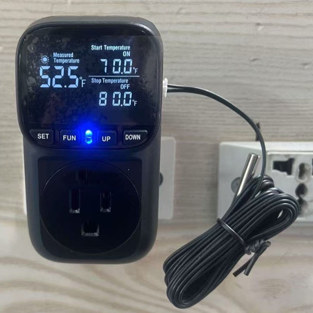 Timer Socket Digital Thermostat Temperature Controller Socket Outlet With Timer - Walmart.com