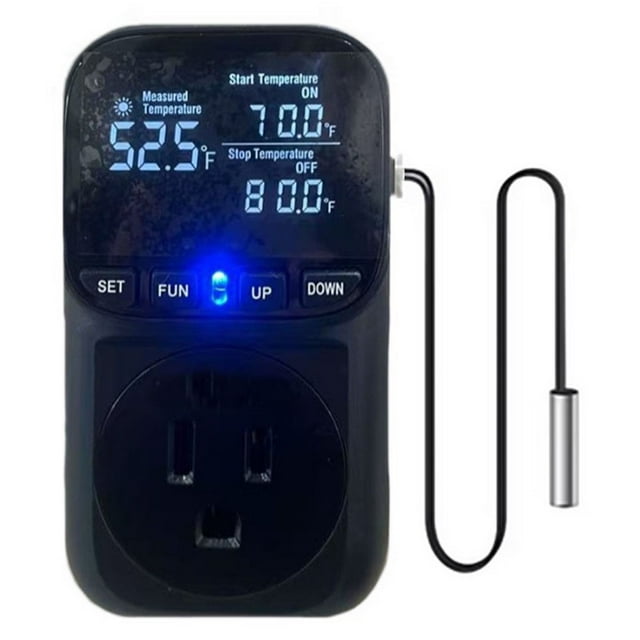 Timer Socket Digital Thermostat Temperature Controller Socket Outlet With Timer