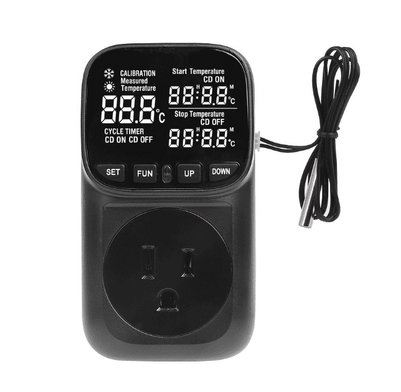 Timer Socket Digital Thermostat Temperature Controller Socket Outlet With Timer - Walmart.com
