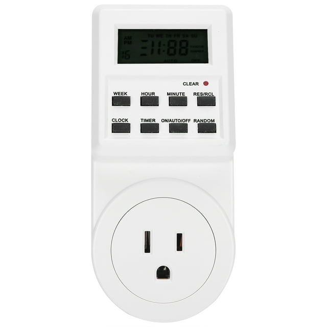 Timer Switch Plug Intelligent Programmable Outlet Timer Socket For Electrical Appliance Tst01us