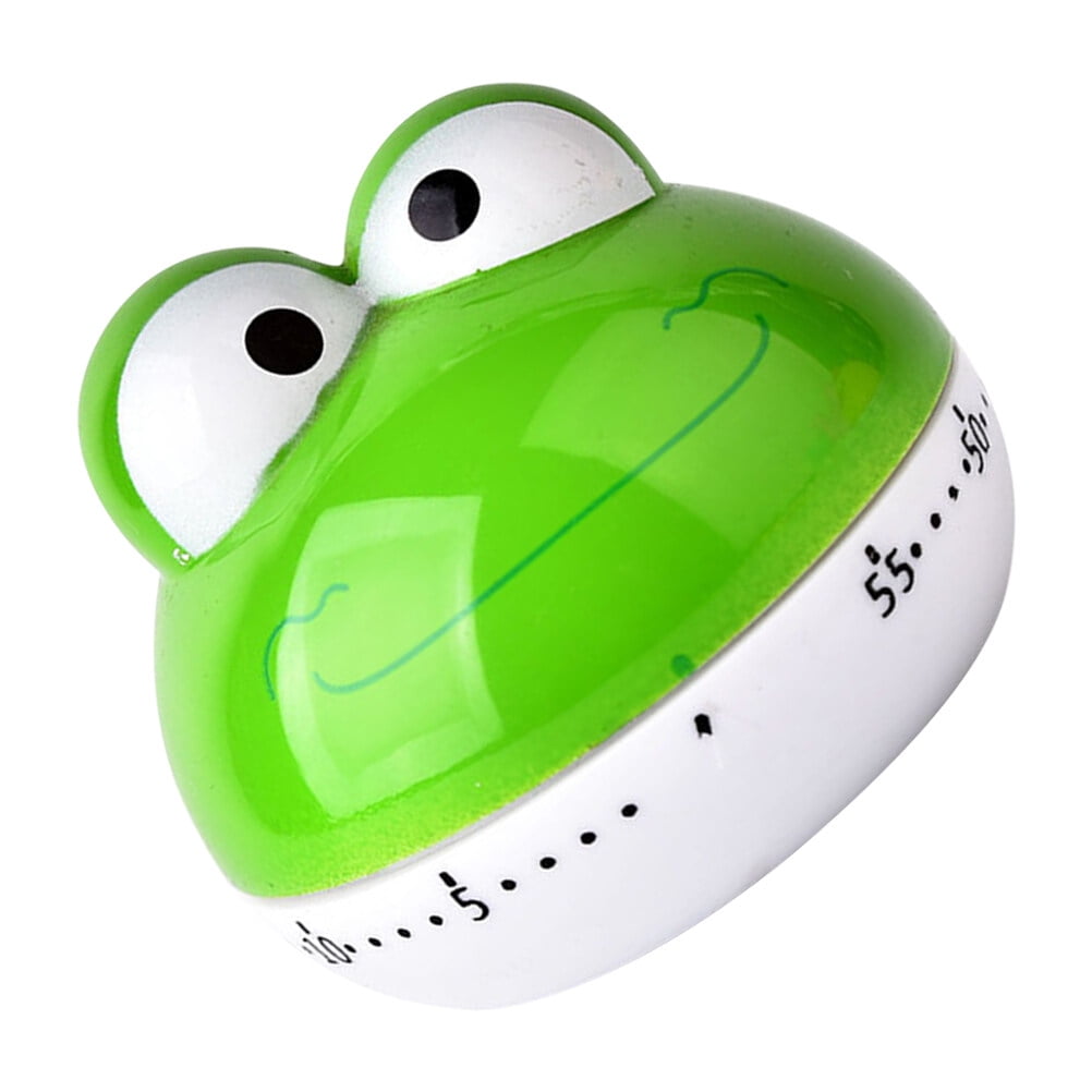 Homoyoyo Frog Timer Green Plastic Portable Visual Timer for Home Use ...